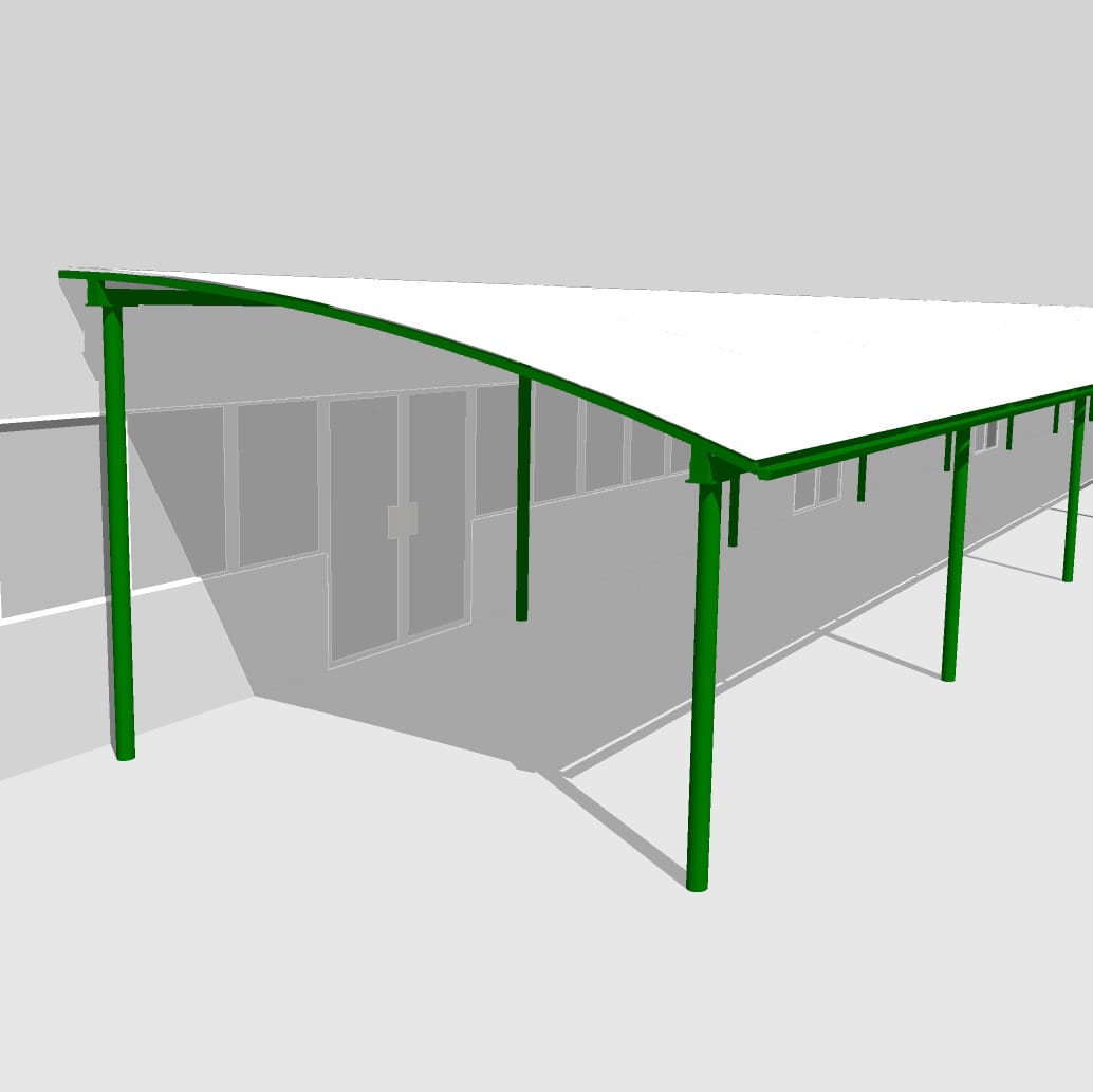 Ascot Lean To Canopy Shelter Clovis Canopies Uk Manufacturers