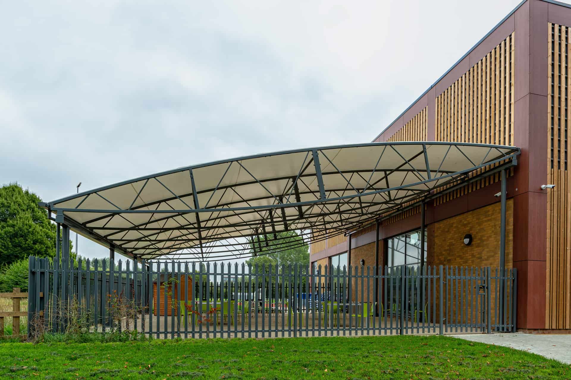 Sutcliffe Park Multi Sports Centre - Clovis Canopies
