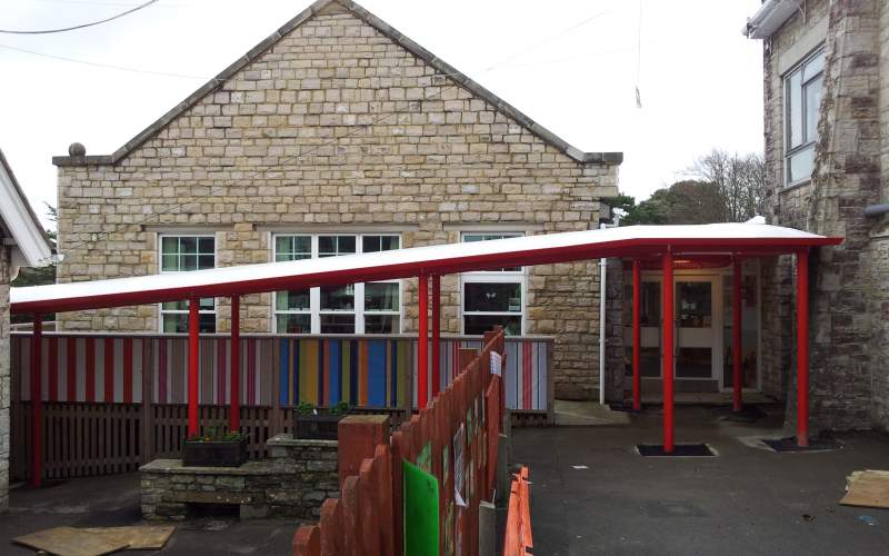 Swanage First School - Clovis Canopies