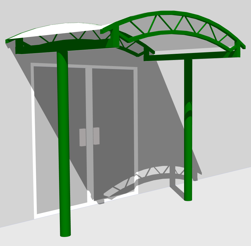 The Oxford Entrance Canopy | Clovis Canopies UK Manufacturers