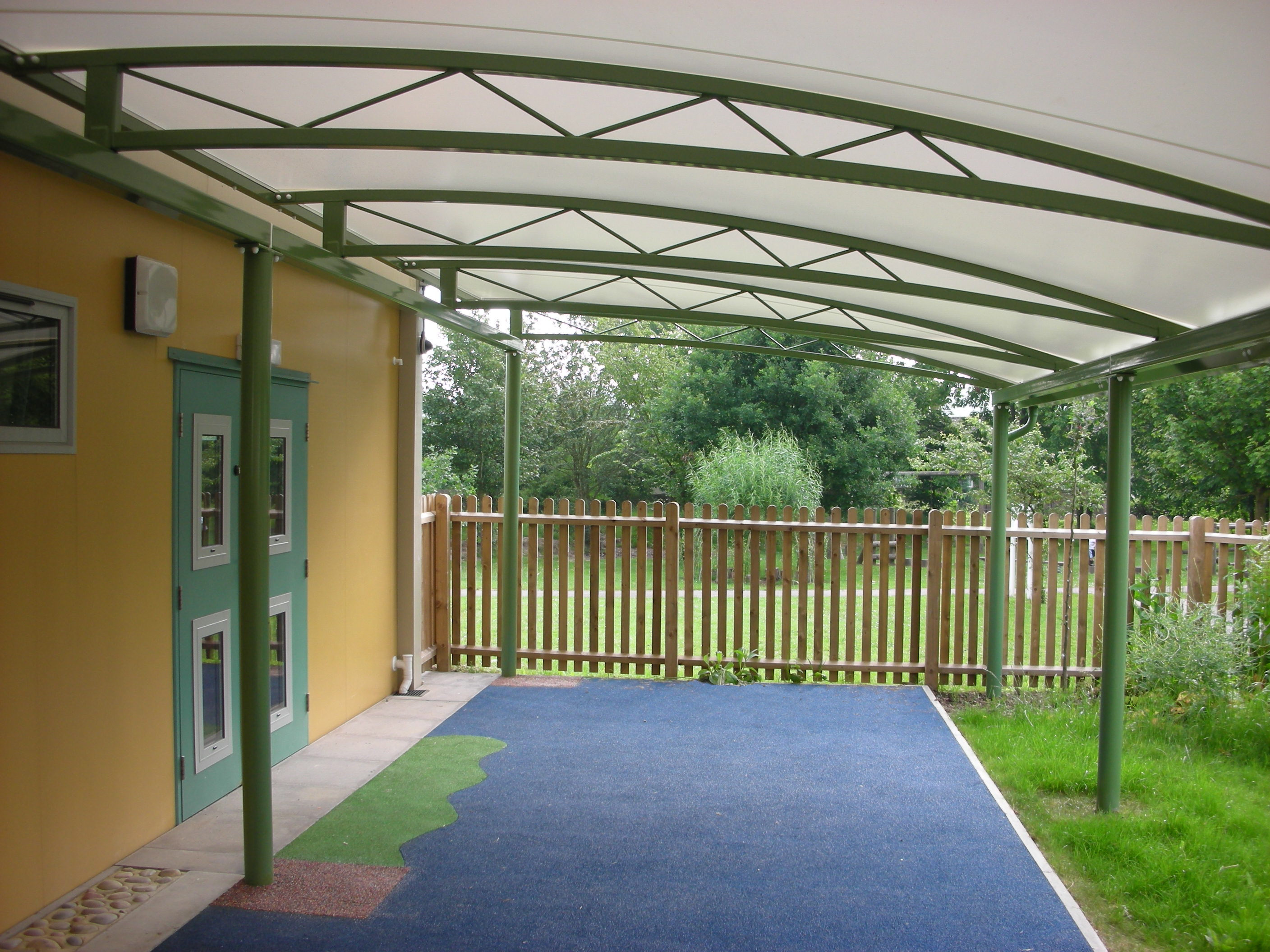 Little Forest Childrens Centre - Playground/Walkway Canopy | Clovis ...