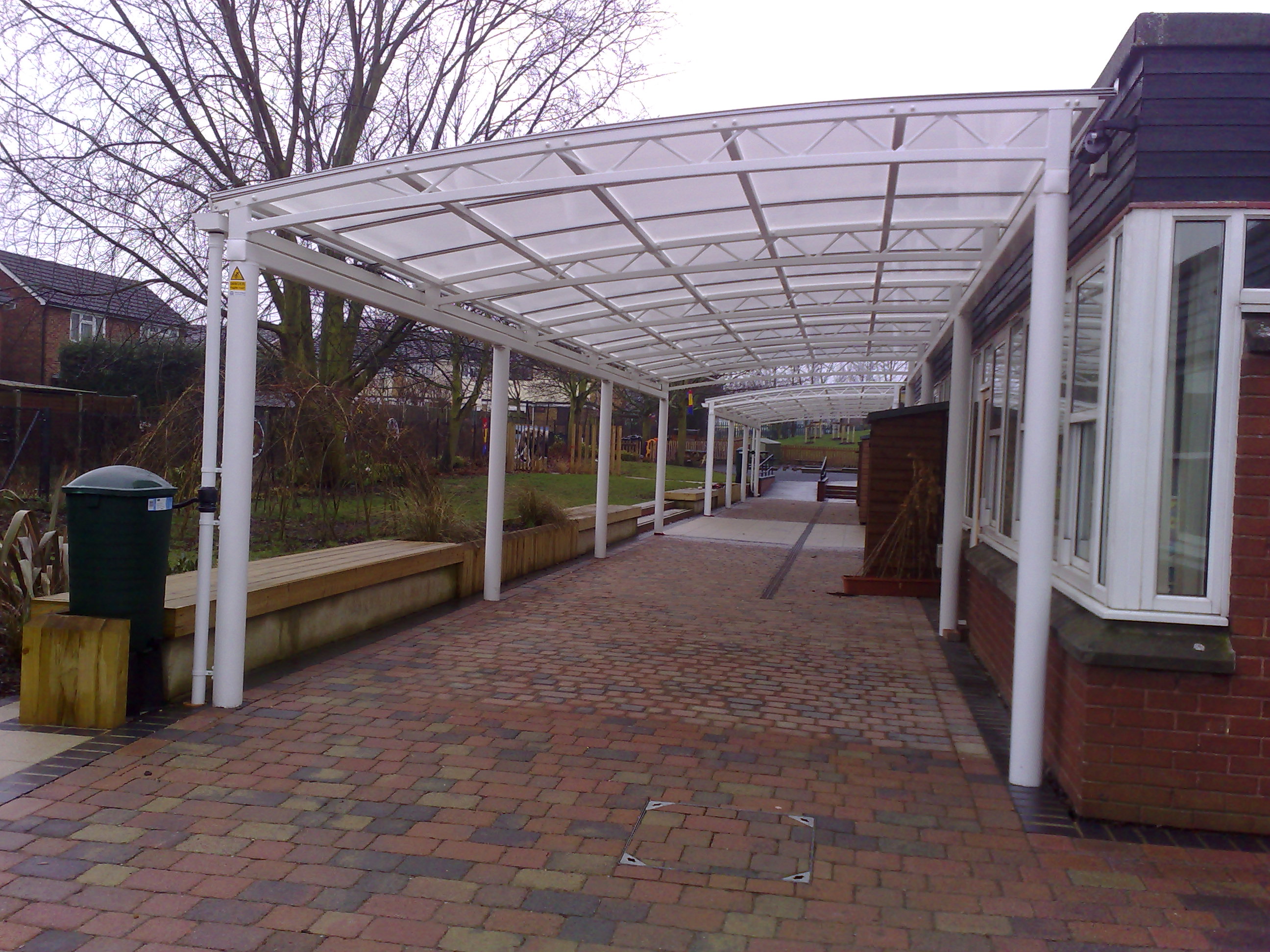 Hilltop Infant School Play Area Shelters Clovis Canopies Uk