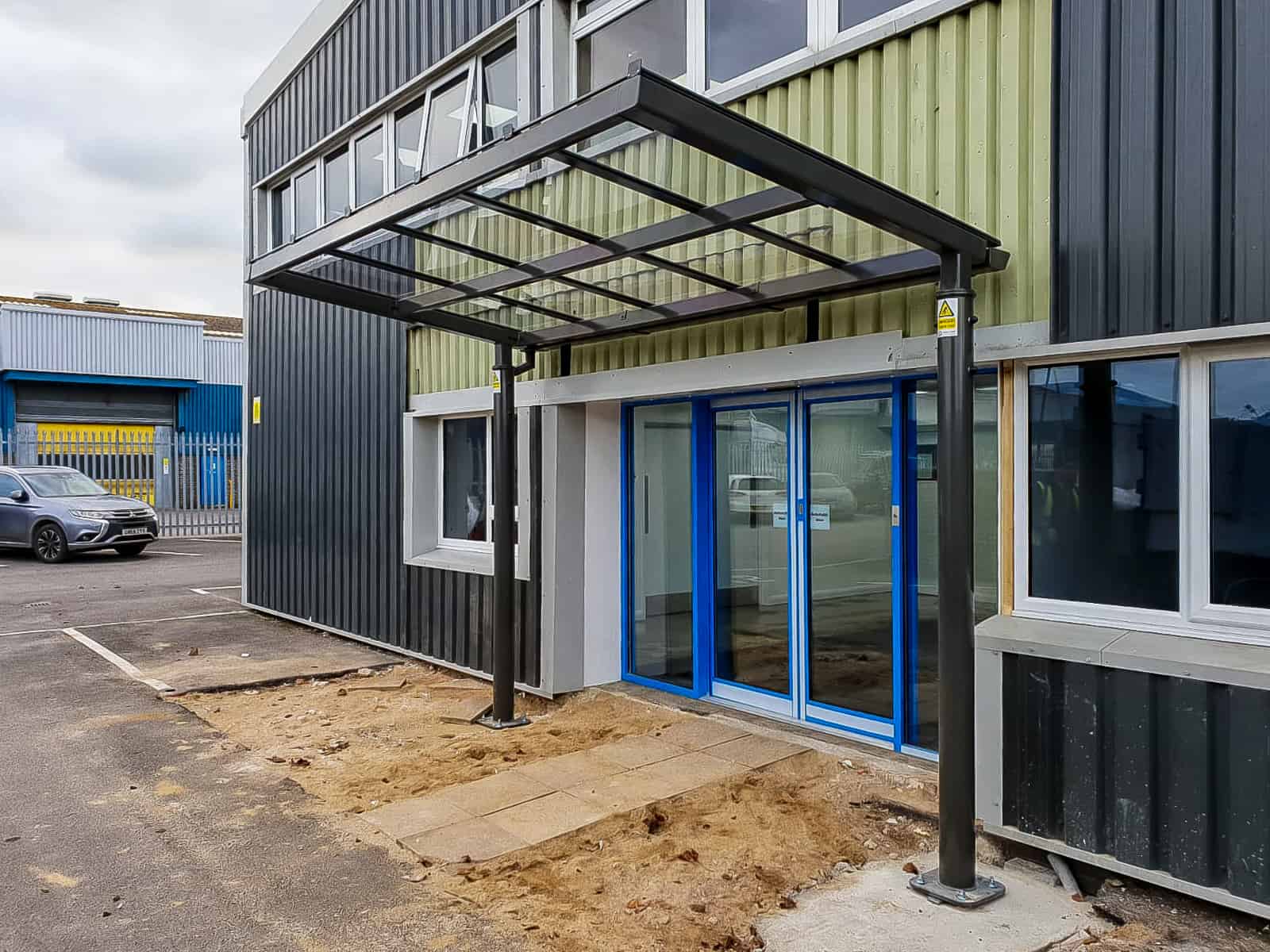 Acopia Group - Entrance Canopy - Clovis Canopies