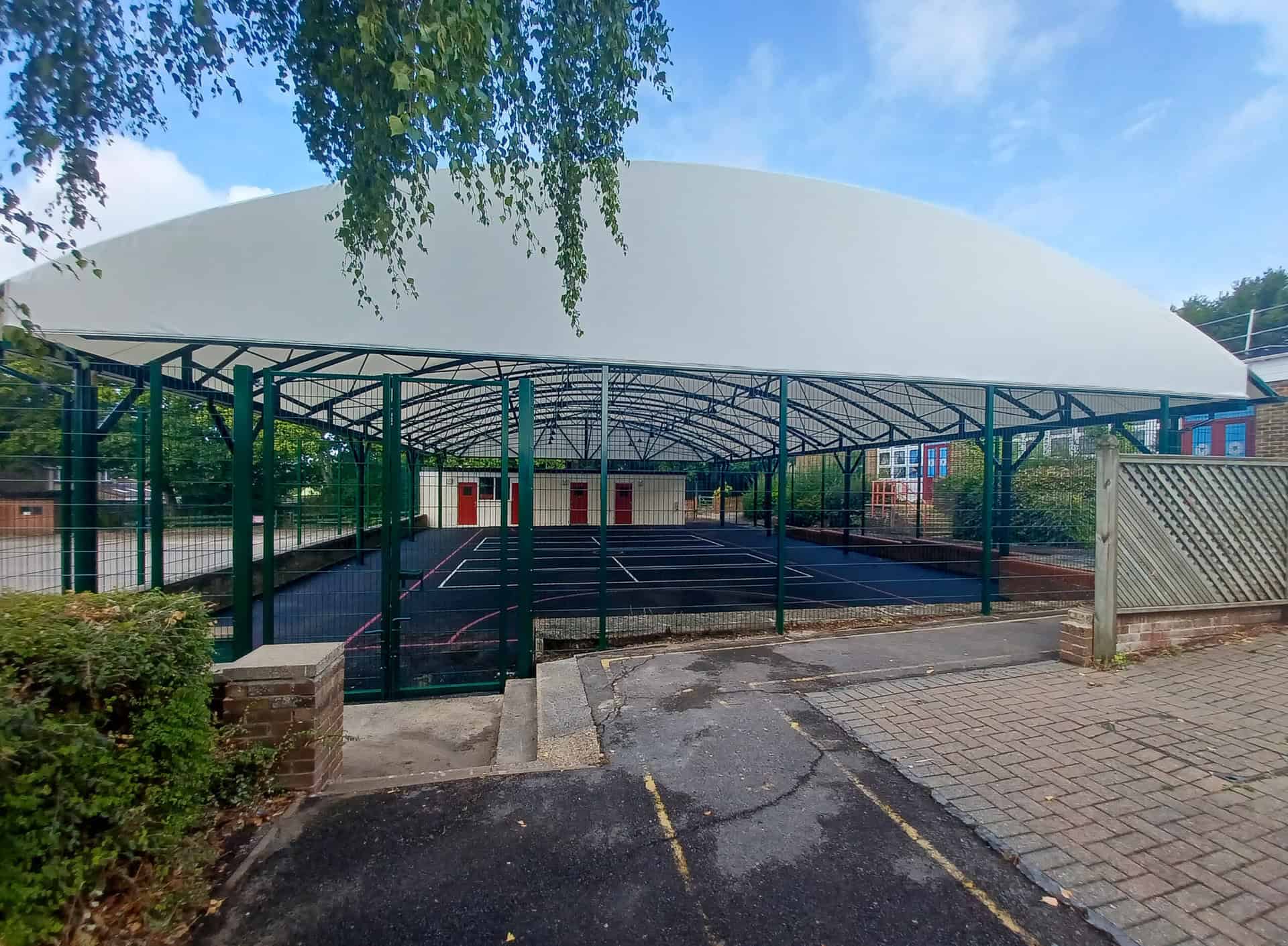 College Town Primary – Multi-Use Games Area Canopy - Clovis Canopies