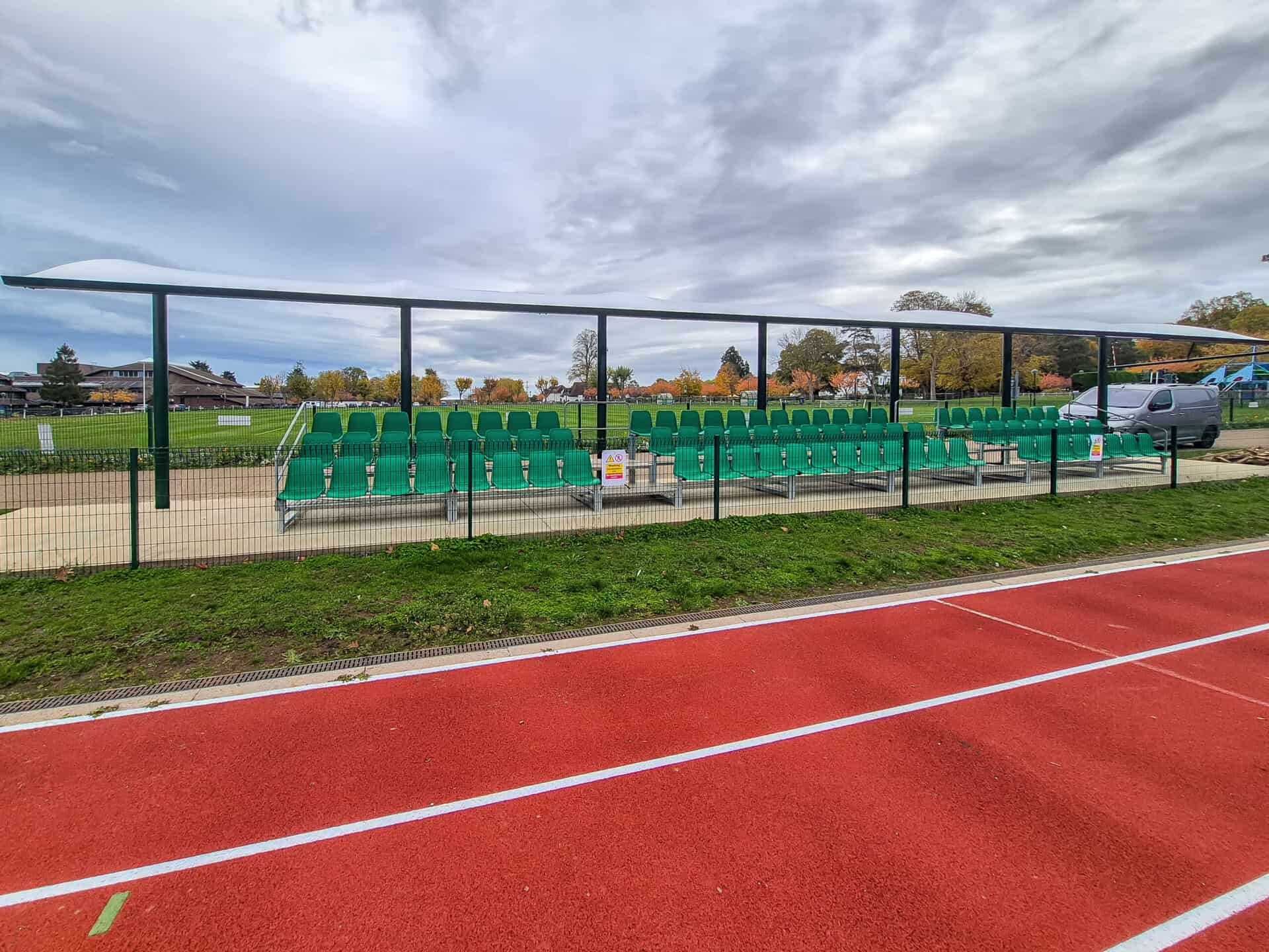 ACS International School, Cobham – Spectator Canopy - Clovis Canopies
